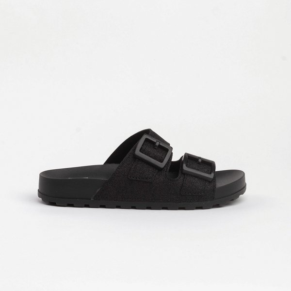 Birken Flatform Moleca 5436401 Glitter Preto