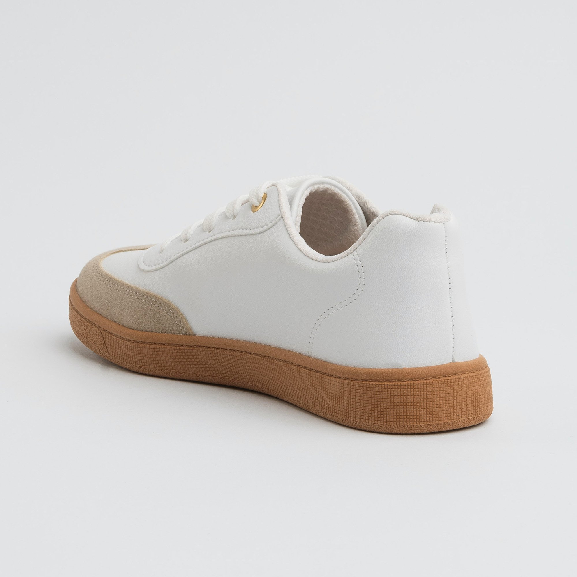 Tênis Casual Beira rio 4313103 Branco Preto